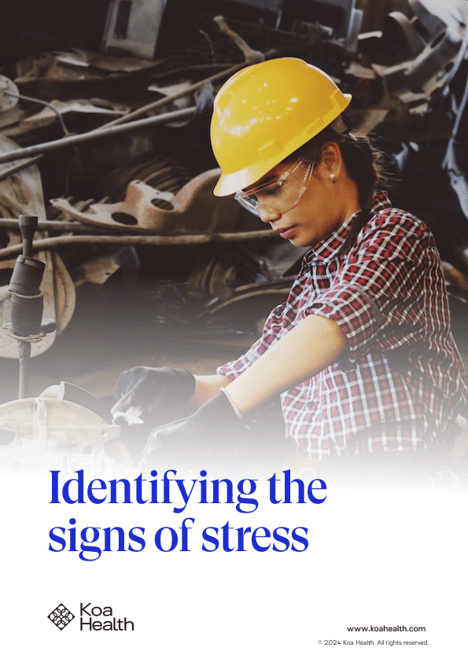 Identifying the signs of stress