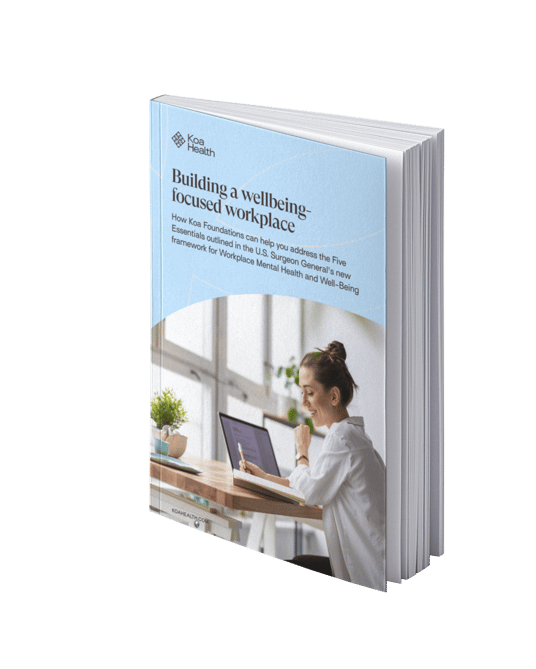 Playbook: Building a wellbeing-focused workplace | Koa Health